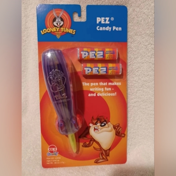 Warner Bros. | Other | Vintage Looney Tunes Tasmanian Devil Pez Candy ...